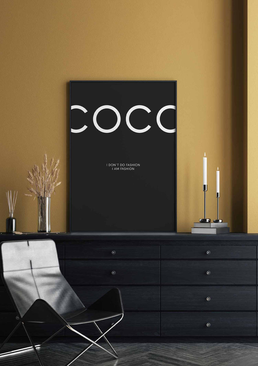 Póster Coco Negro | Laamina.com