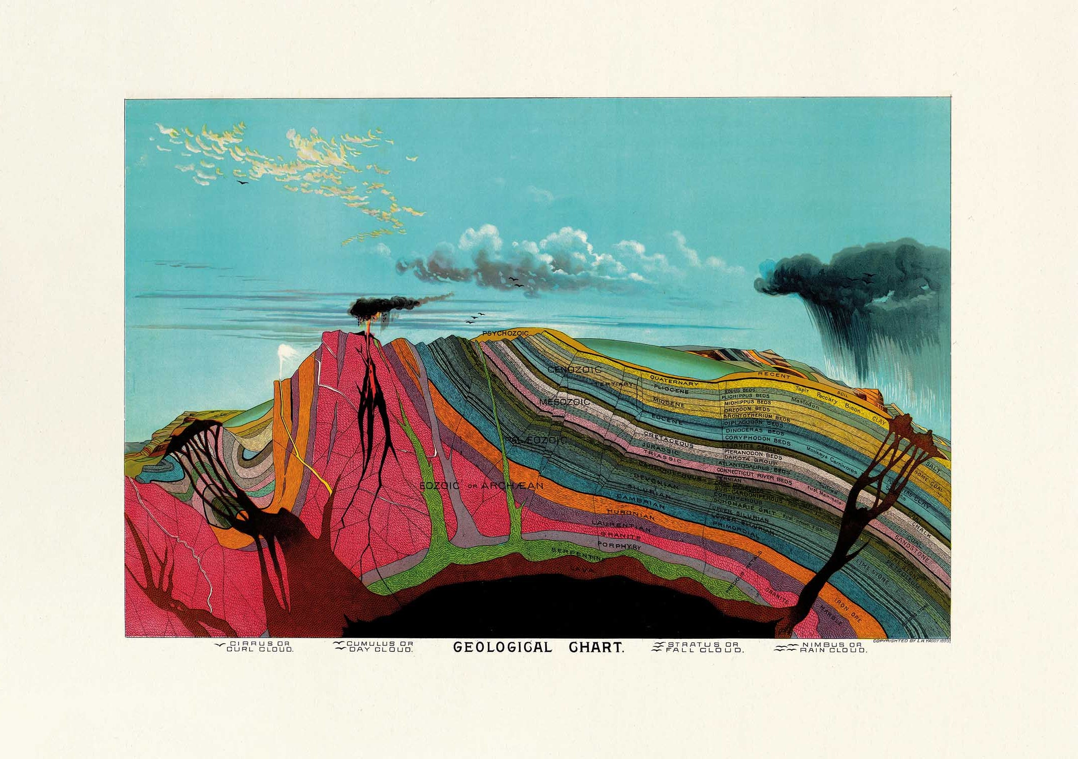 Póster Geological Chart | Laamina.com