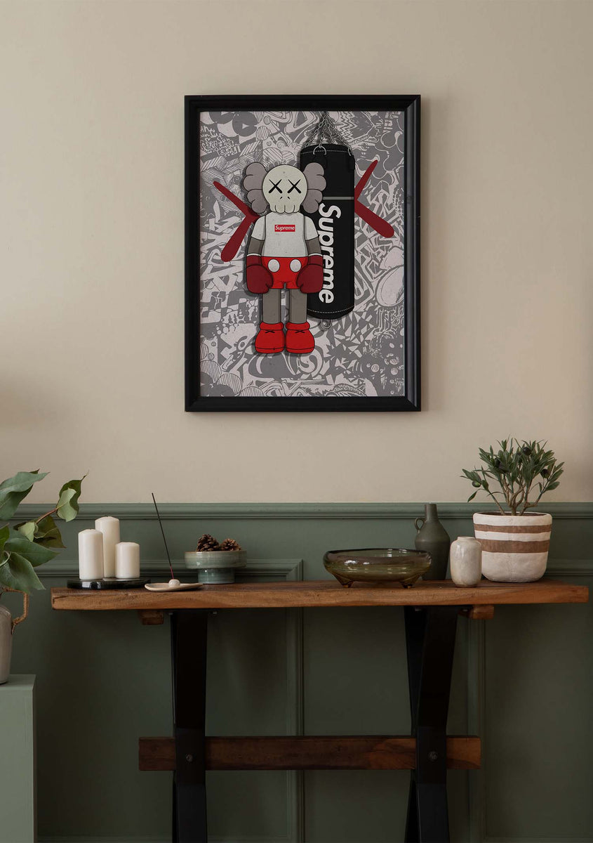 Póster Boxing Kaws | Laamina.com