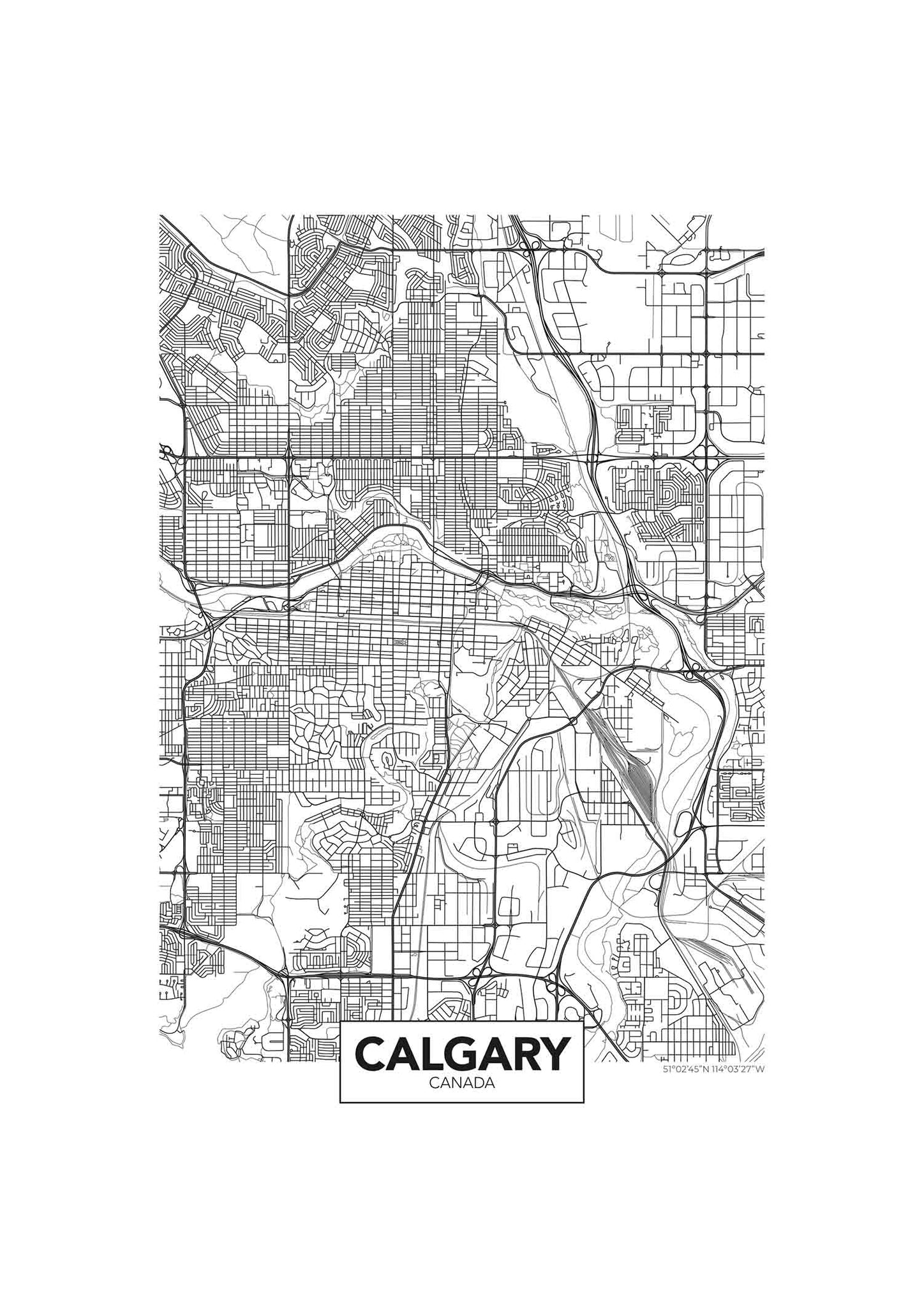 Póster y Láminas de Calgary | Laamina.com