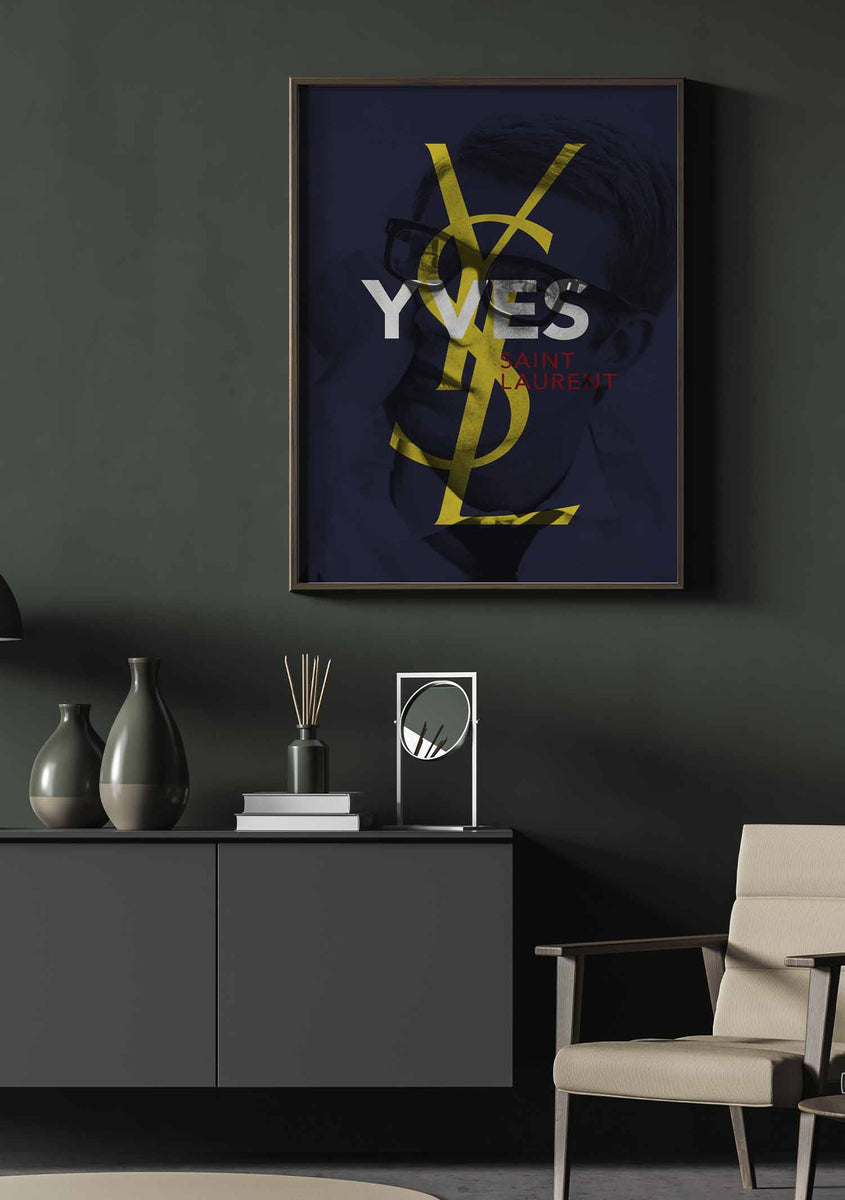 Póster Yves Saint Laurent II | Laamina.com