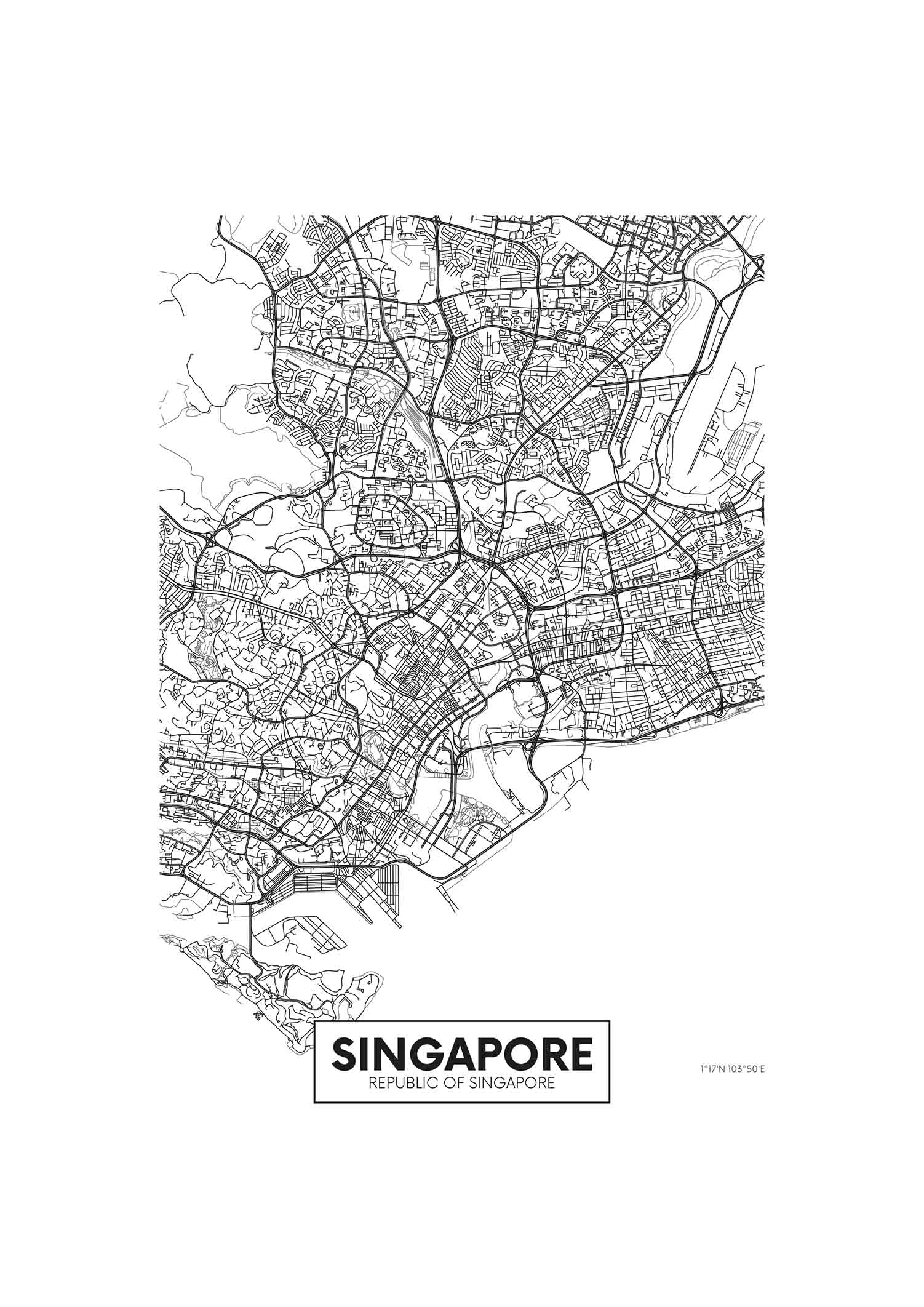 Póster de Singapur | Laamina.com